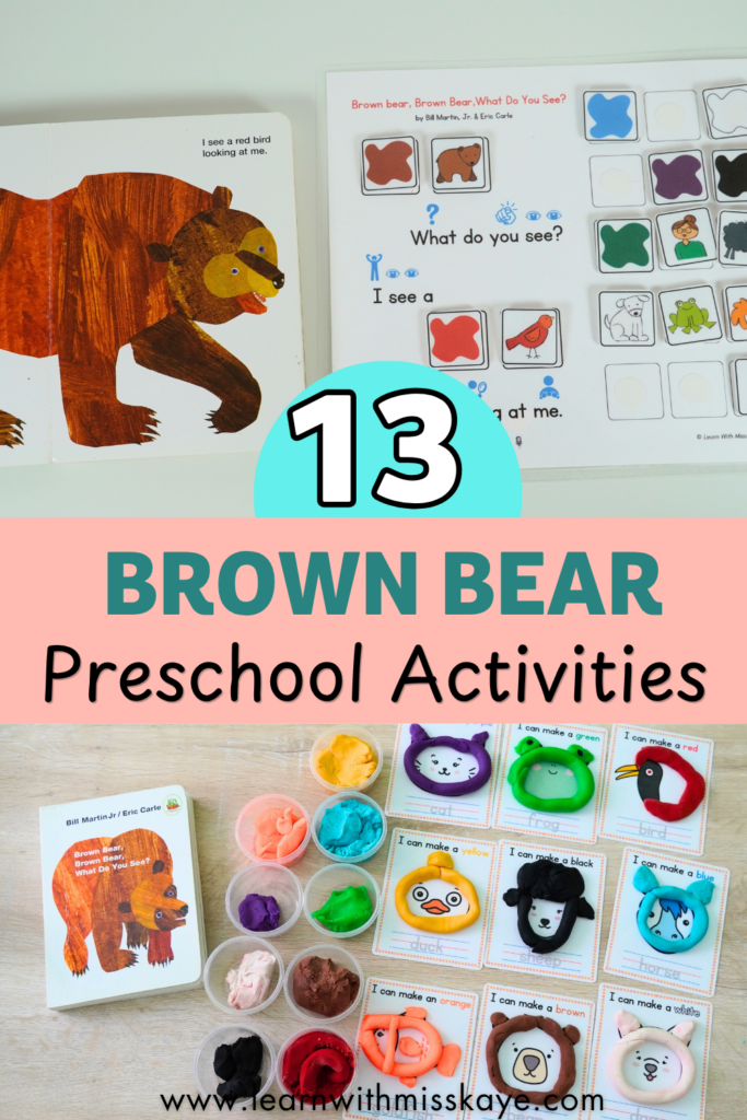 8 Engaging Brown Bear, Brown Bear, What Do You See? Activities for ...